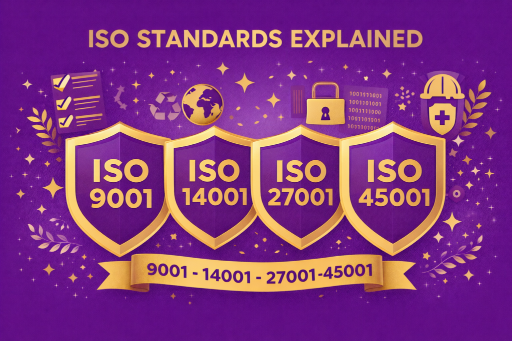 ISO Standards Explained: How ISO 9001, ISO 14001, ISO 27001 & ISO 45001 ...